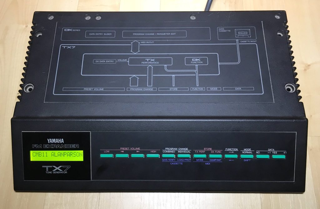 Replacing the display of a Yamaha TX7 - ecalpemos|nl